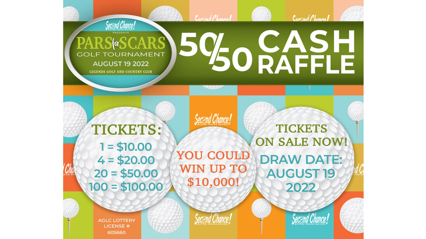 2022 Pars for SCARS Raffle - Second Chance Animal Rescue Society
